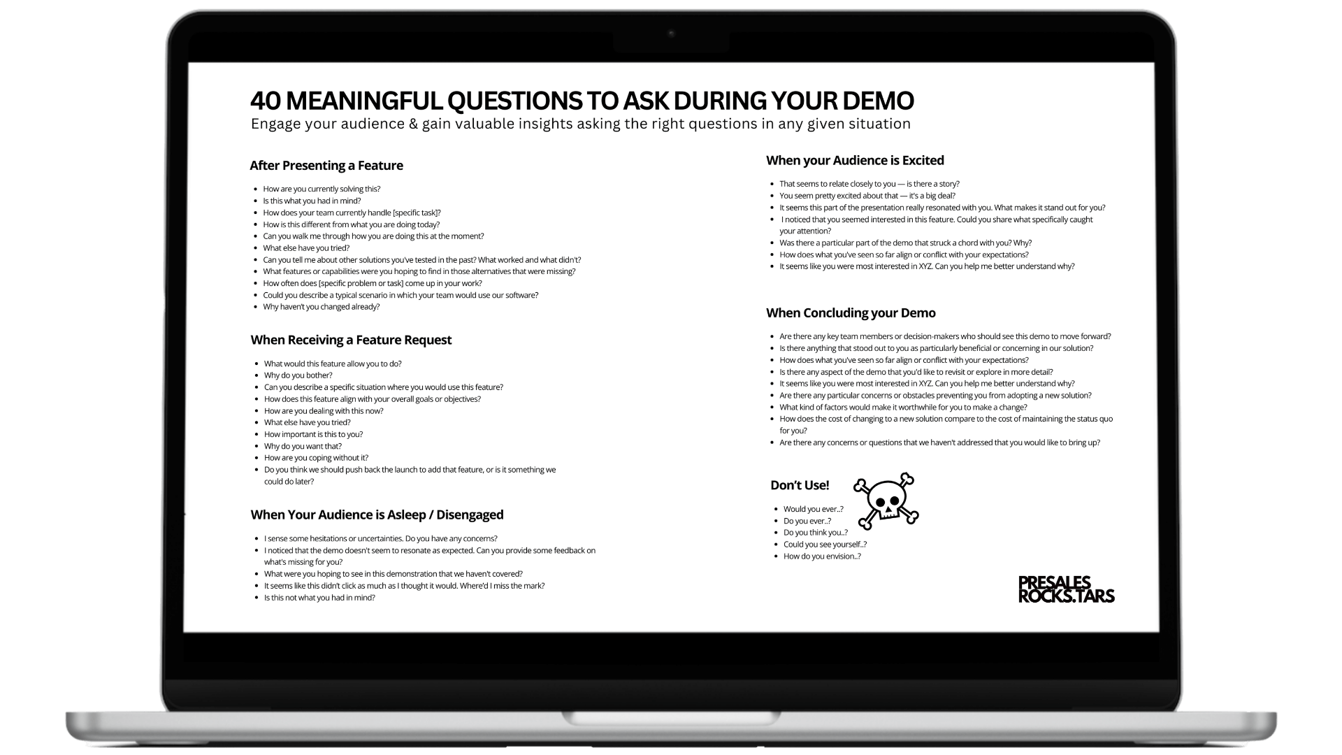 Free Software Demo Preparation Checklist Free Software Demo Preparation Checklist