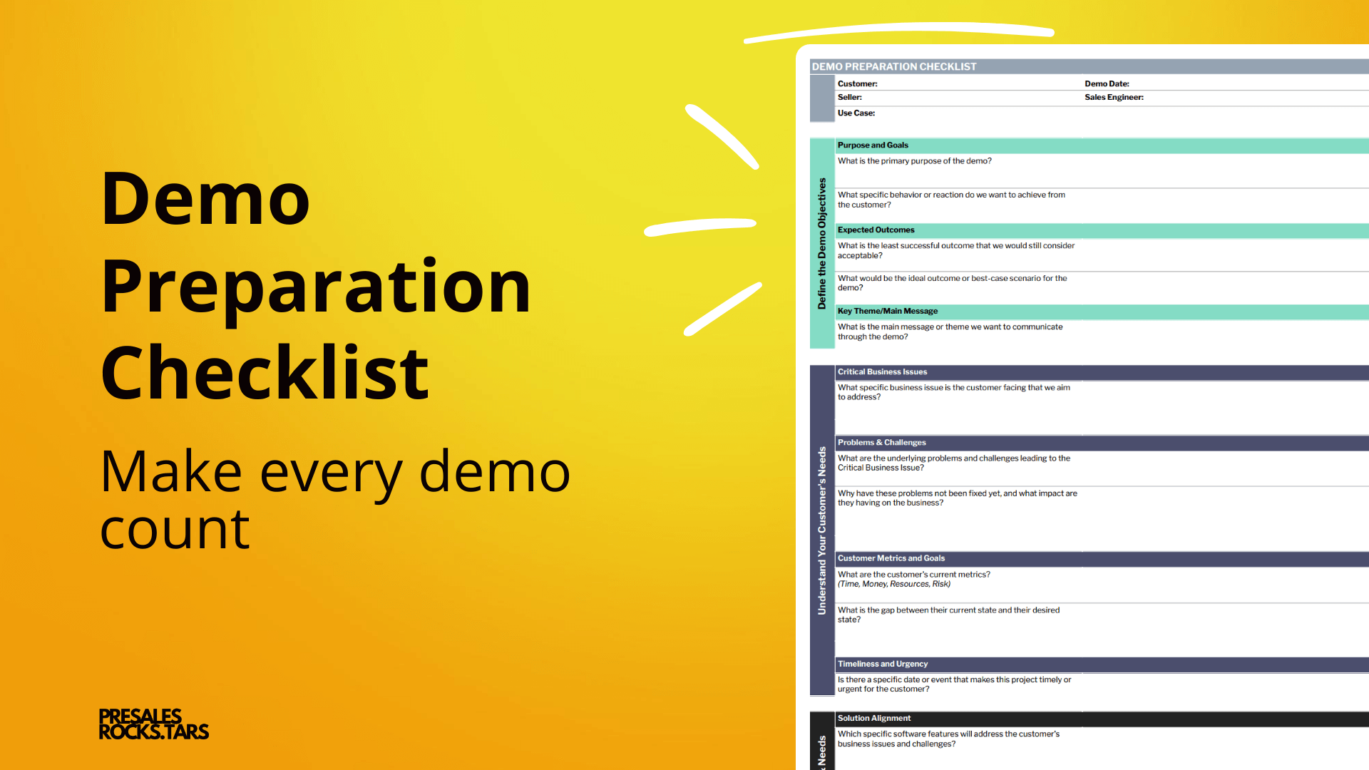 Software Demo Preparation Checklist Manual